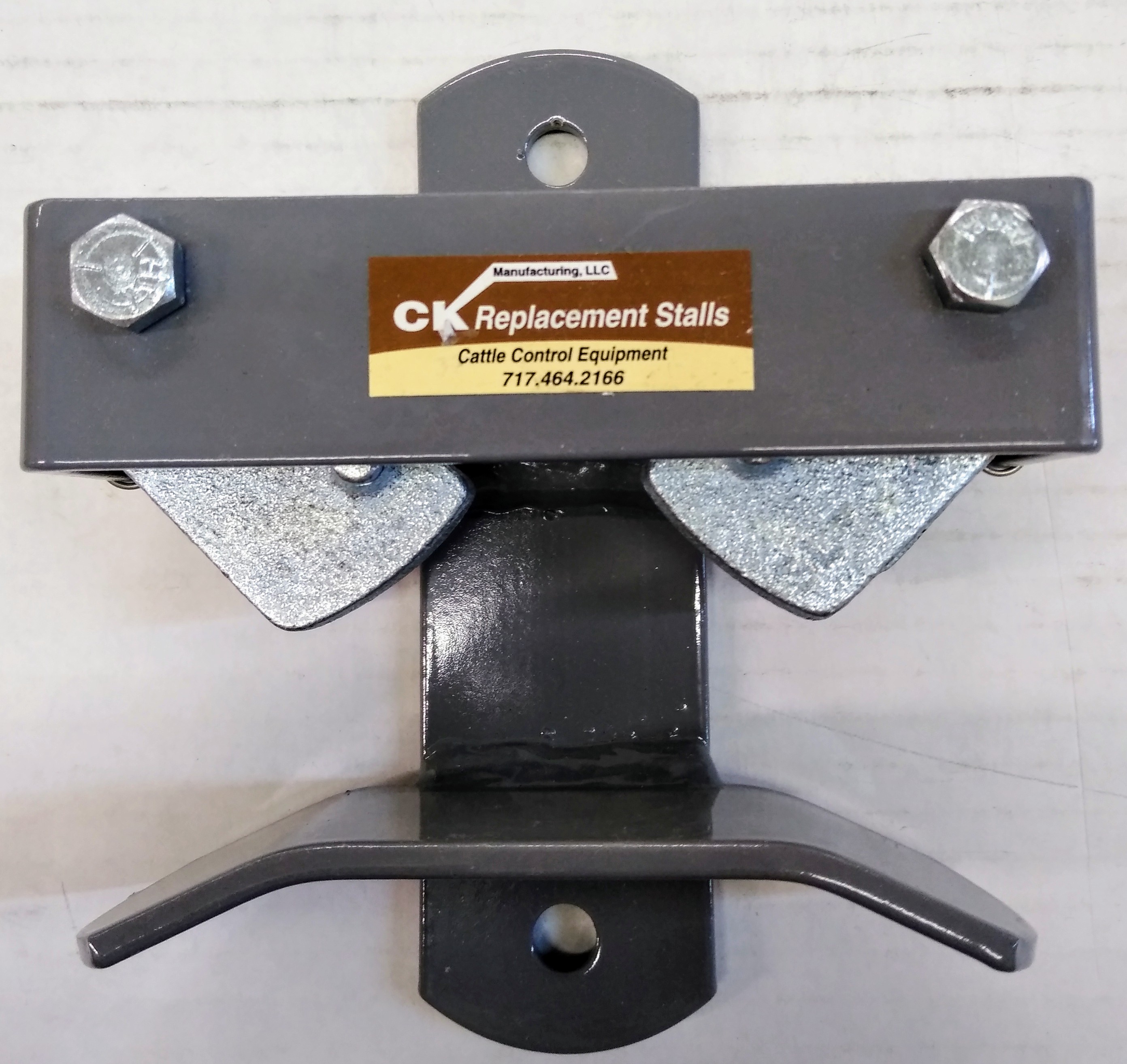 Double Gate Latch CK Manufacturing - Huber's Animal Health