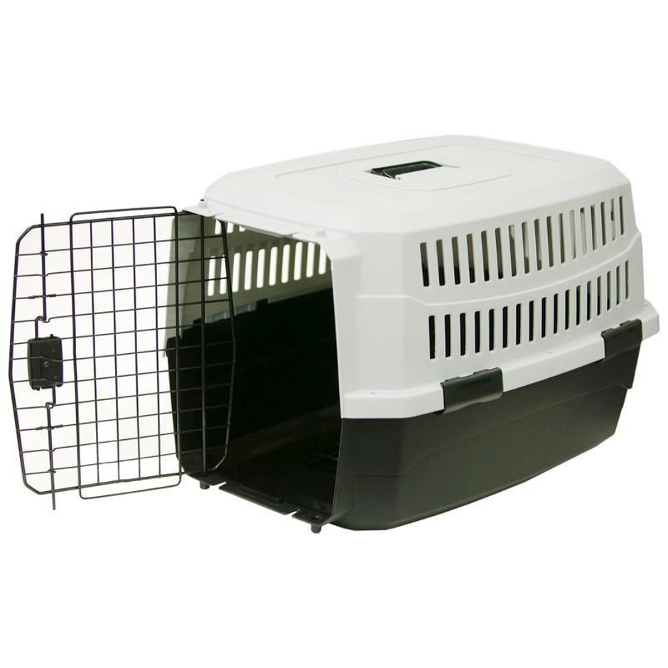 Pet Carrier Small 23" Black/Gray - Huber's Animal Health