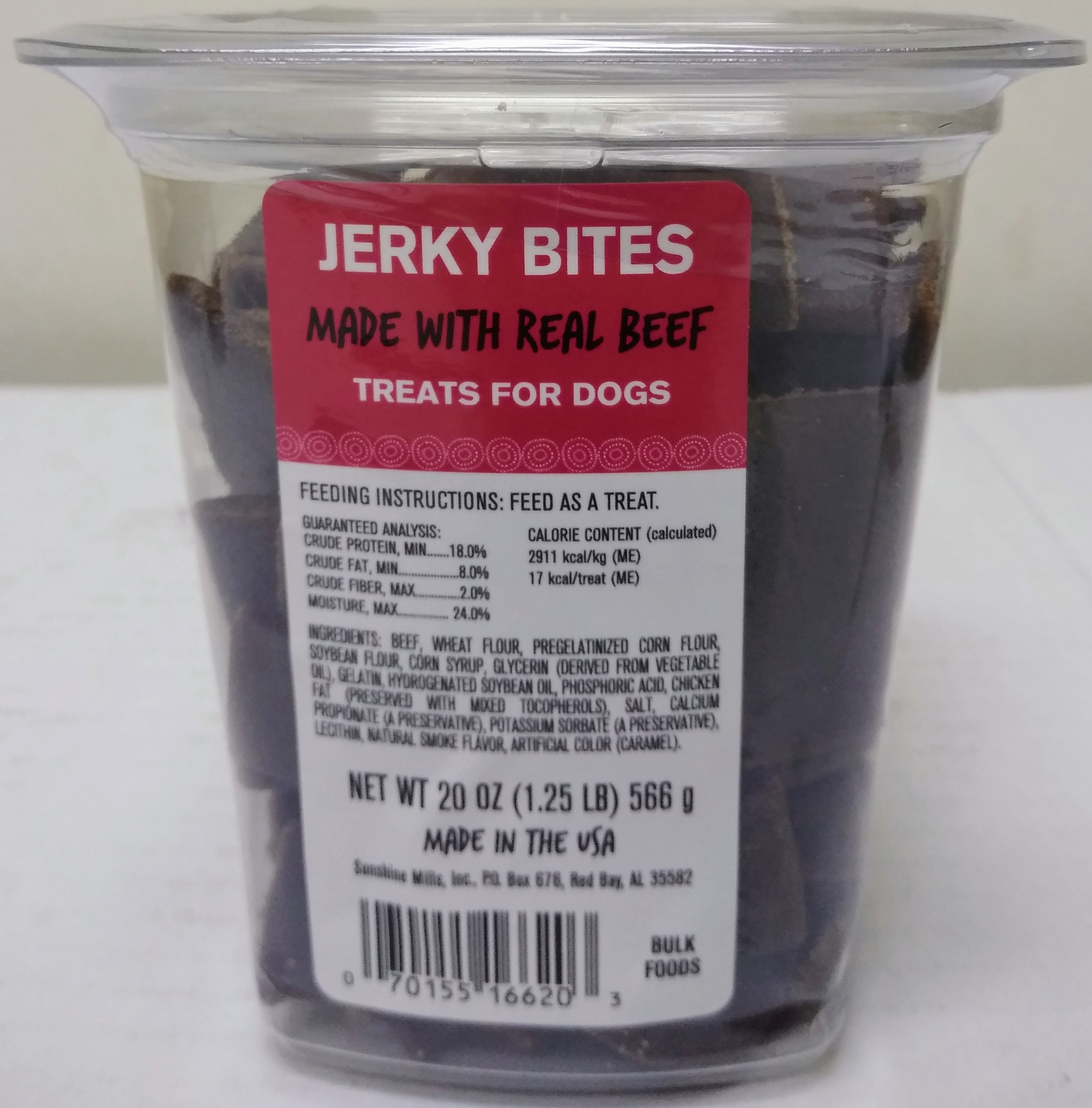 Jerky Bites With Real Beef 20 OZ - Huber's Animal Health
