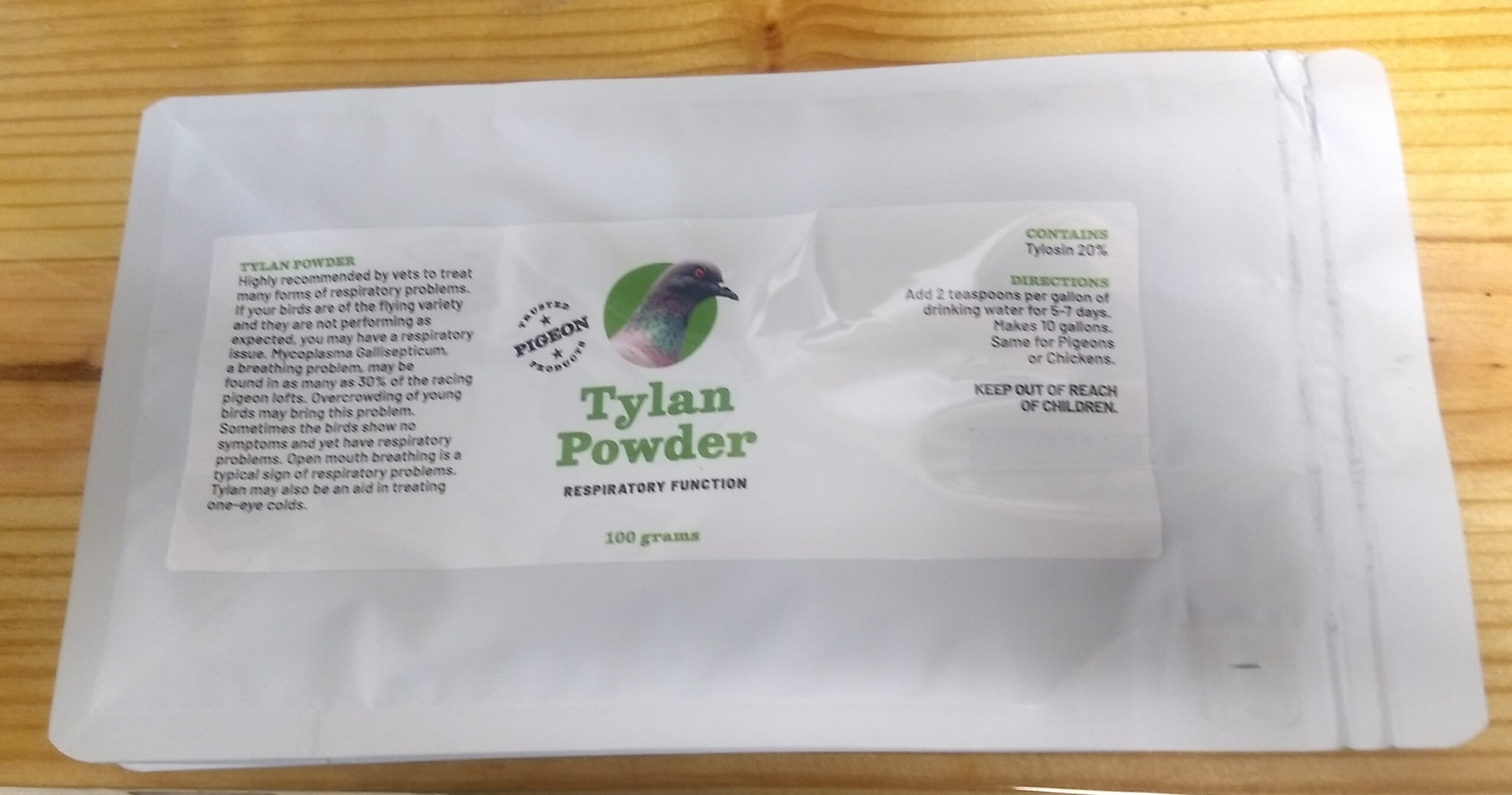 Tylan Powder 100 GM - Huber's Animal Health