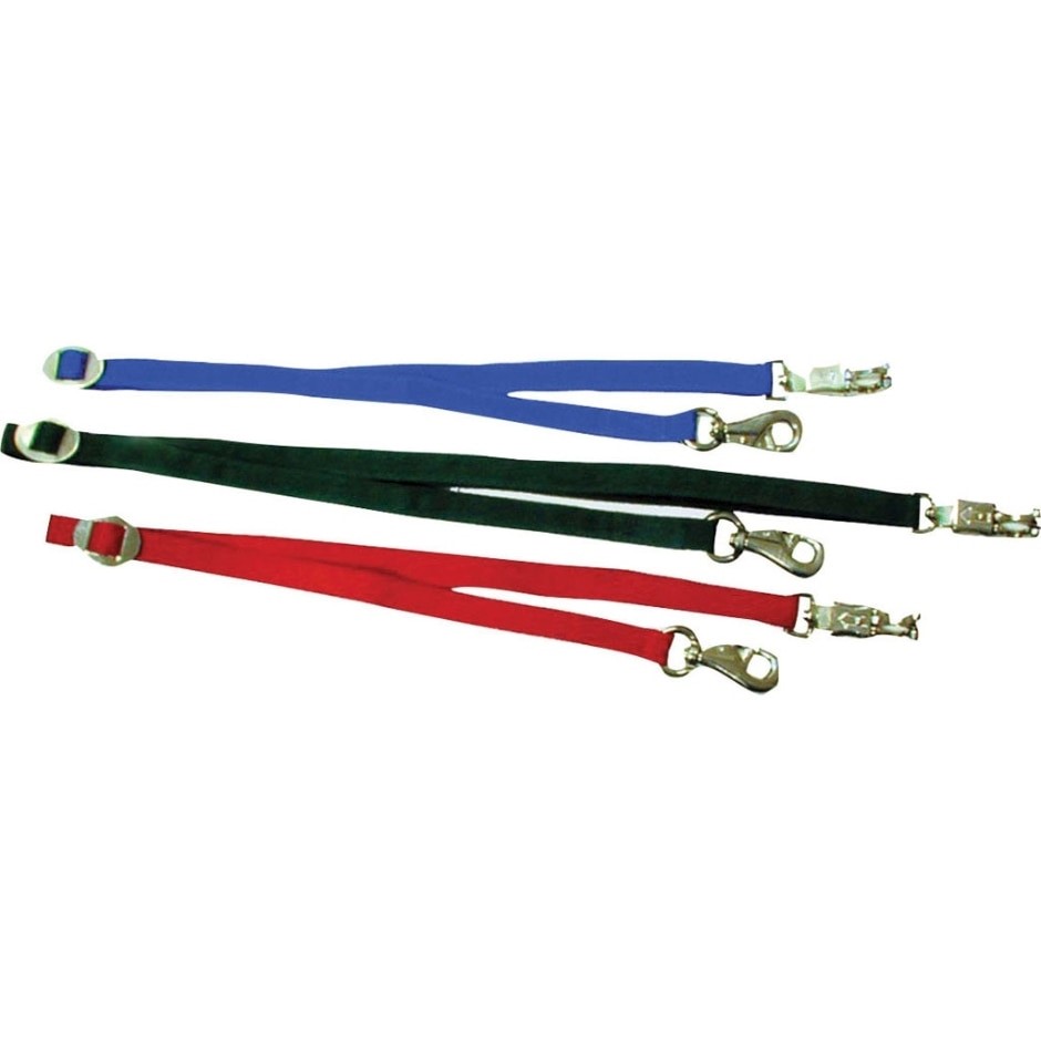 Cross Tie Blue Nylon 40-75" - Huber's Animal Health