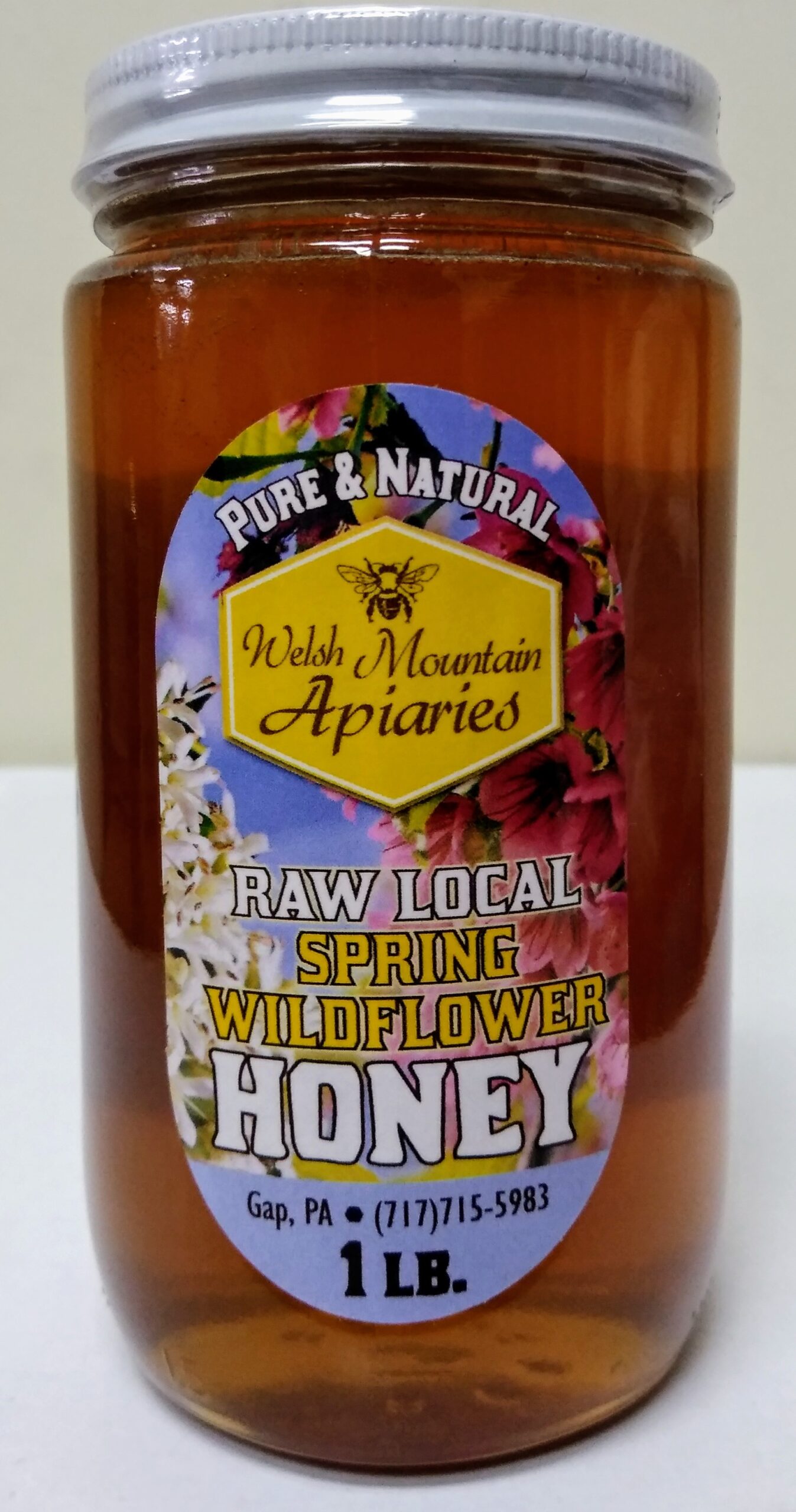 Raw Local Spring Wildflower Honey 1 LB - Huber's Animal Health