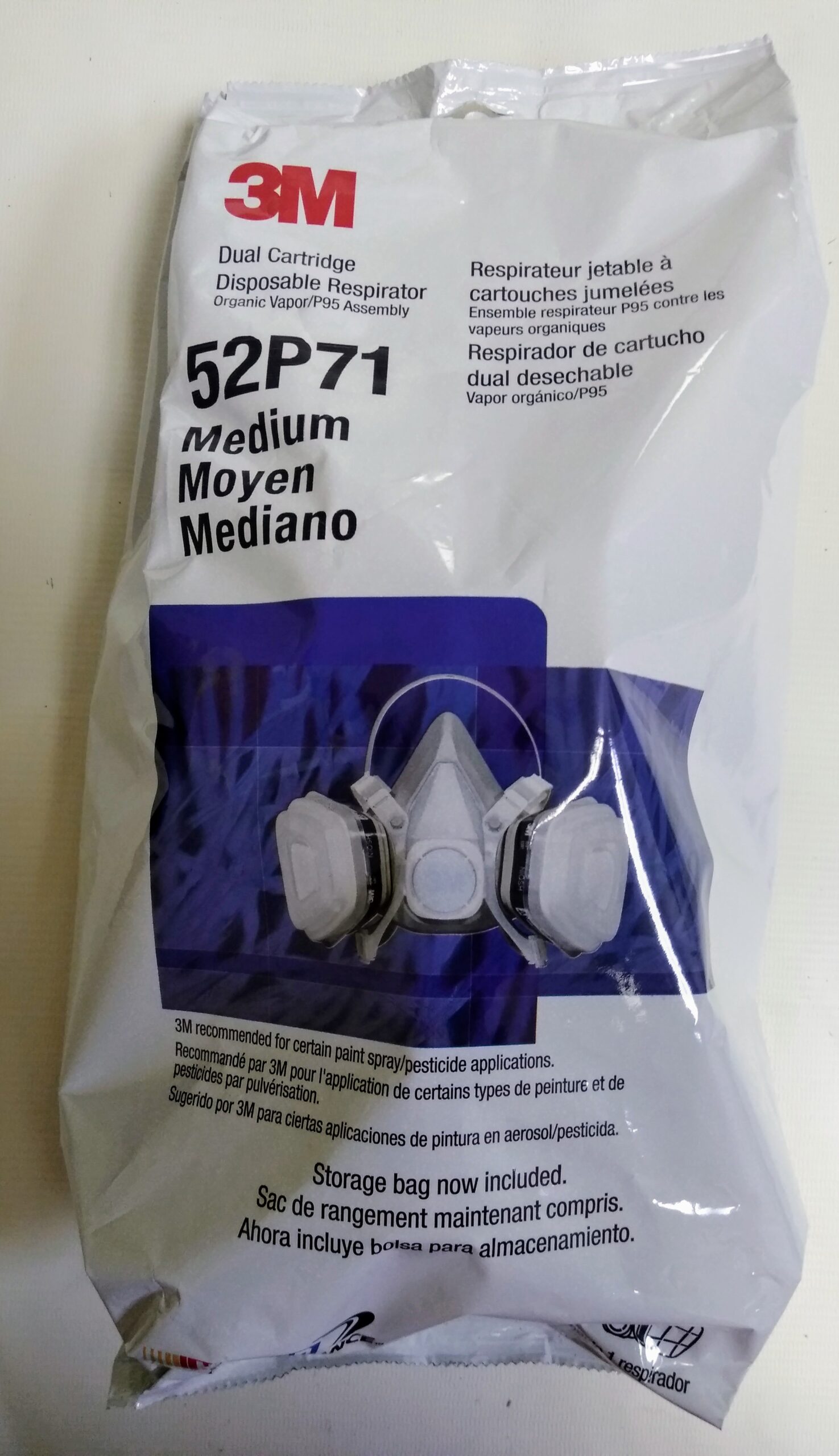 Respirator With Filters 52P71 Medium P95 - Huber's Animal Health