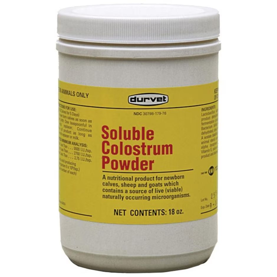 Durvet Colostrum Soluble – Newborn Animal Supplement