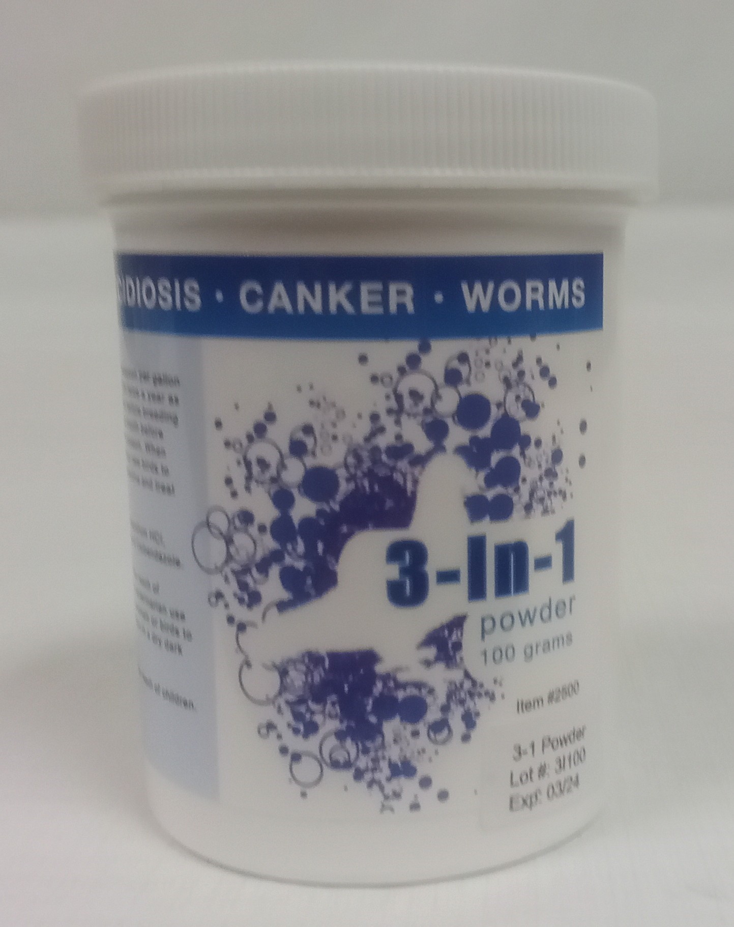 3 IN 1 Powder 100 GRAM - Huber's Animal Health