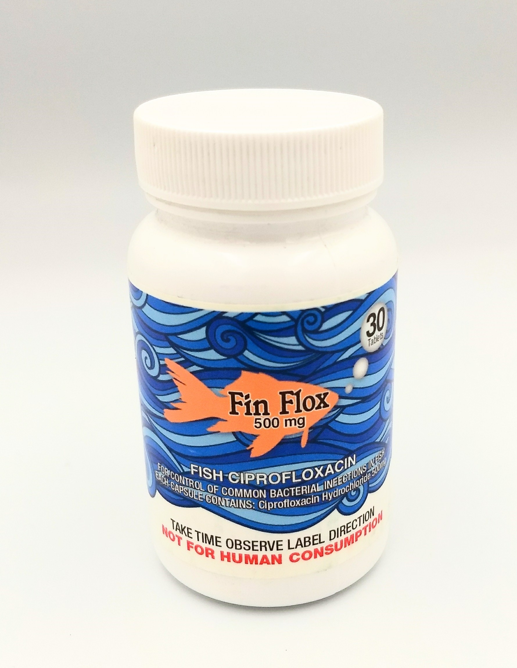 Ciprofloxacin Fishbiotic 500 MG 30 Ct - Huber's Animal Health