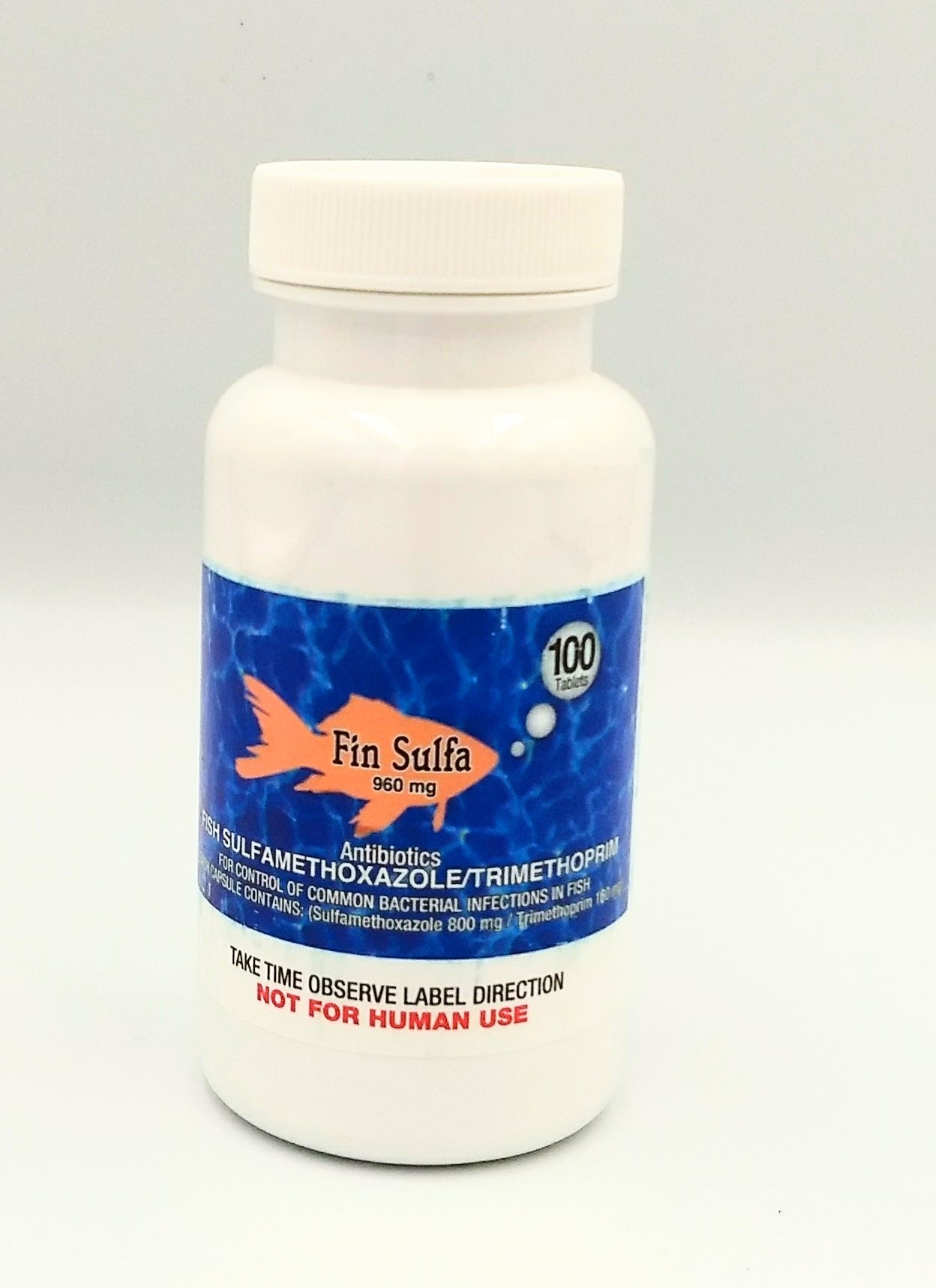 SMZ Sulfamethoxazole/Trimethoprim 100 Ct - Huber's Animal Health