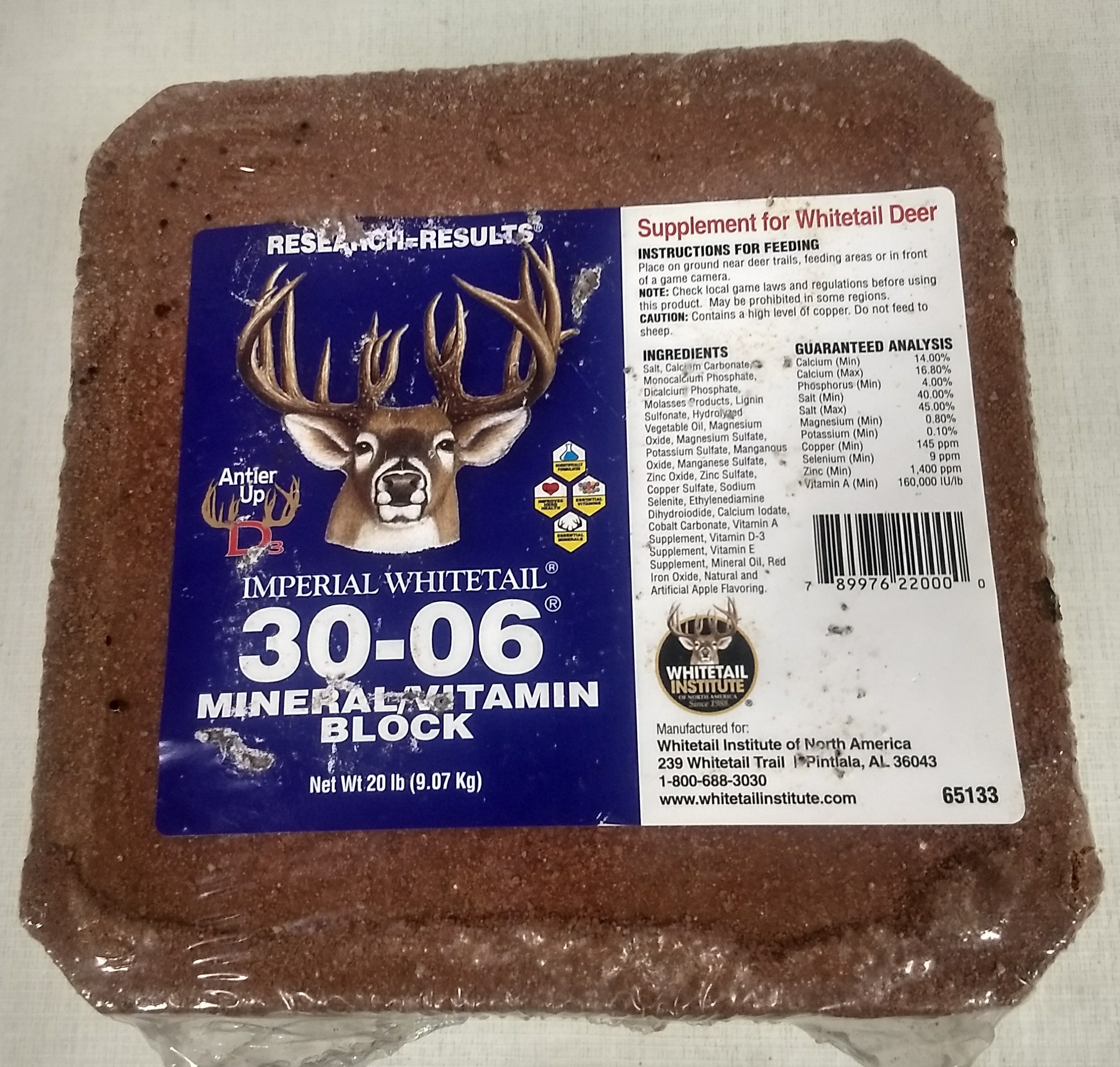 Imperial 30-06 Mineral Block 20 LB - Huber's Animal Health