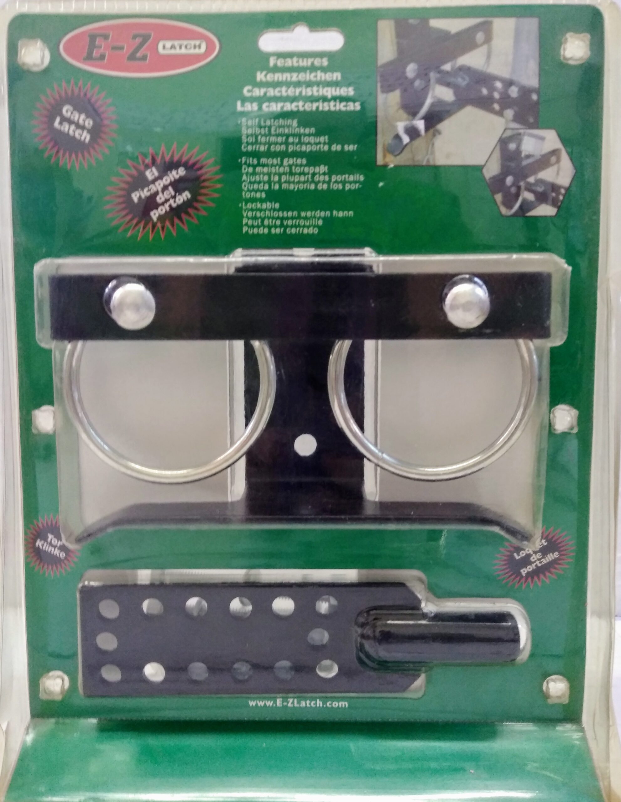 Gate Latch Round Up 2 Way - Huber's Animal Health