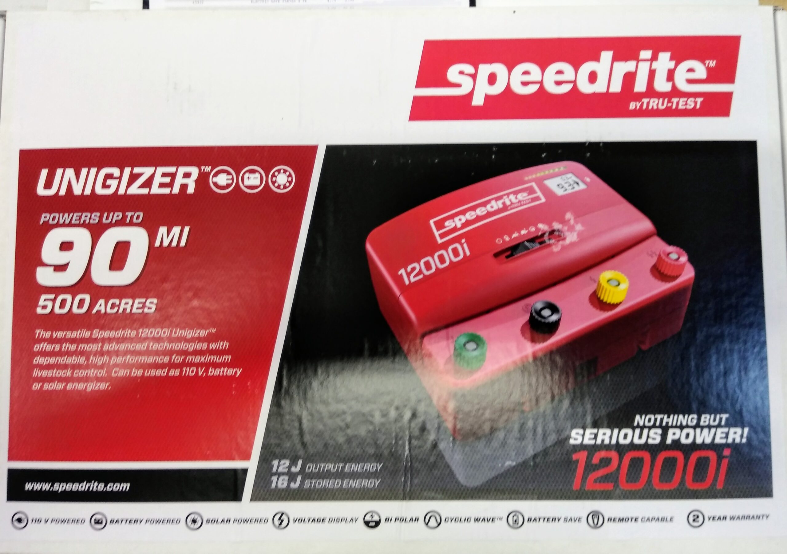 Fencer Speedrite 12000I Electric &Battery - Huber's Animal Health