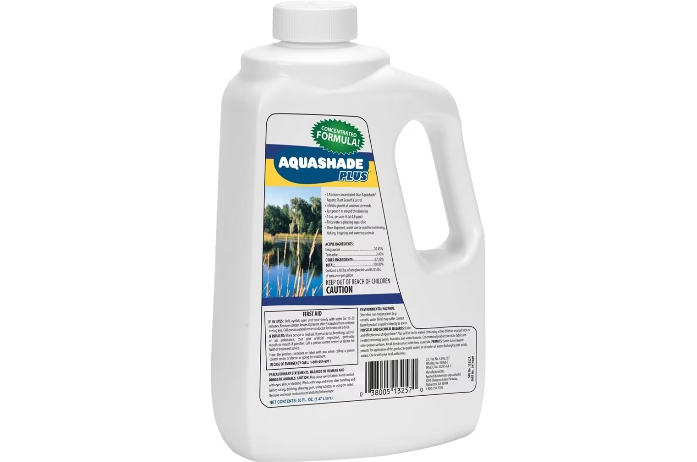 Aquashade Plus Plant Growth Control 50 OZ - Huber's Animal Health