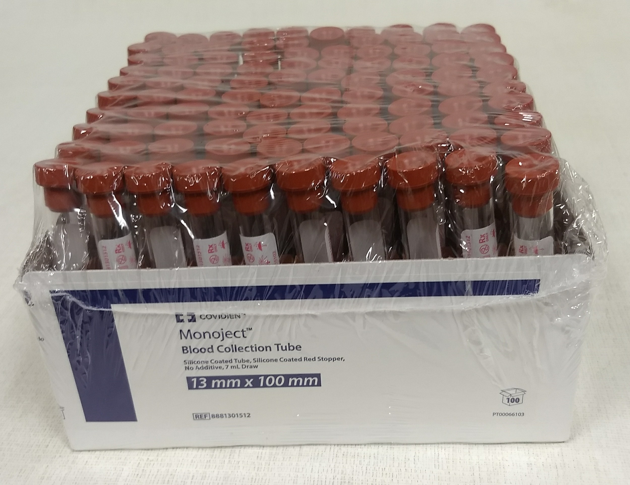 Blood Collect Tubes Red 7 ML 100 CT - Huber's Animal Health