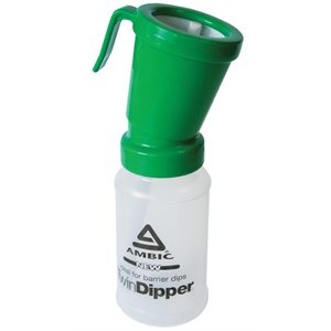 Twin Tube Teat Dipper Ambic Green - Huber's Animal Health