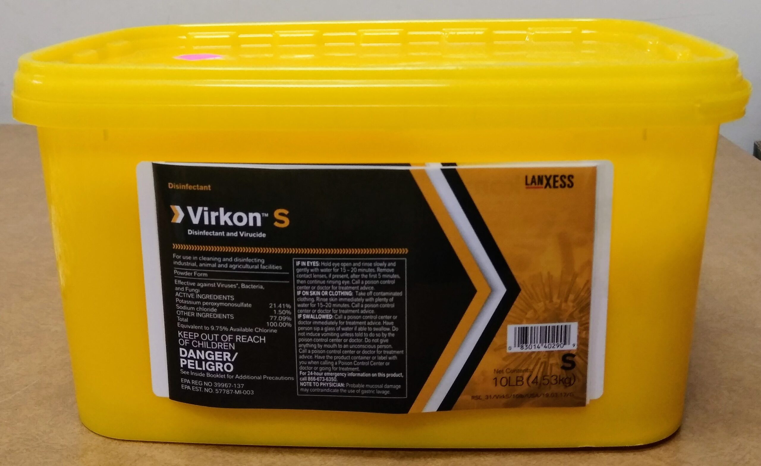 Virkon S Disinfectant 10 LB - Huber's Animal Health