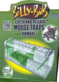 Billy Bob Catch & Release Mouse Trap 2 Pk - Huber's Animal Health
