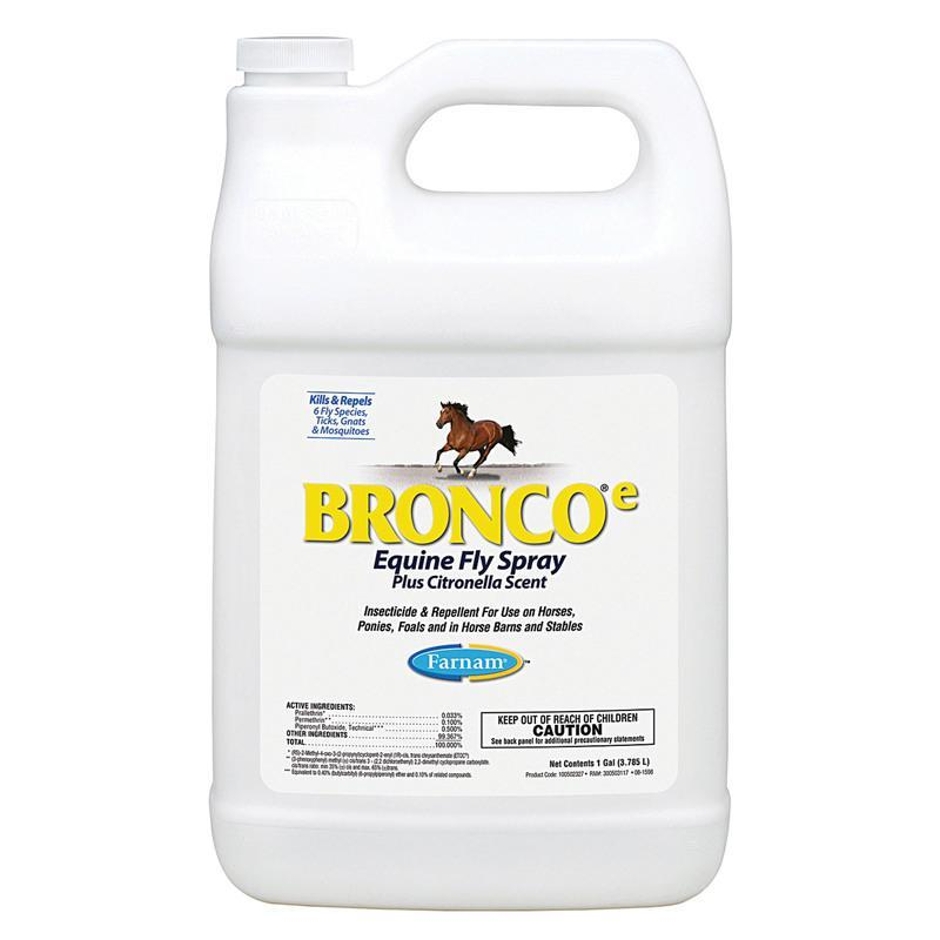 Bronco-E Equine Fly Spray Gallon - Fly Control Solution