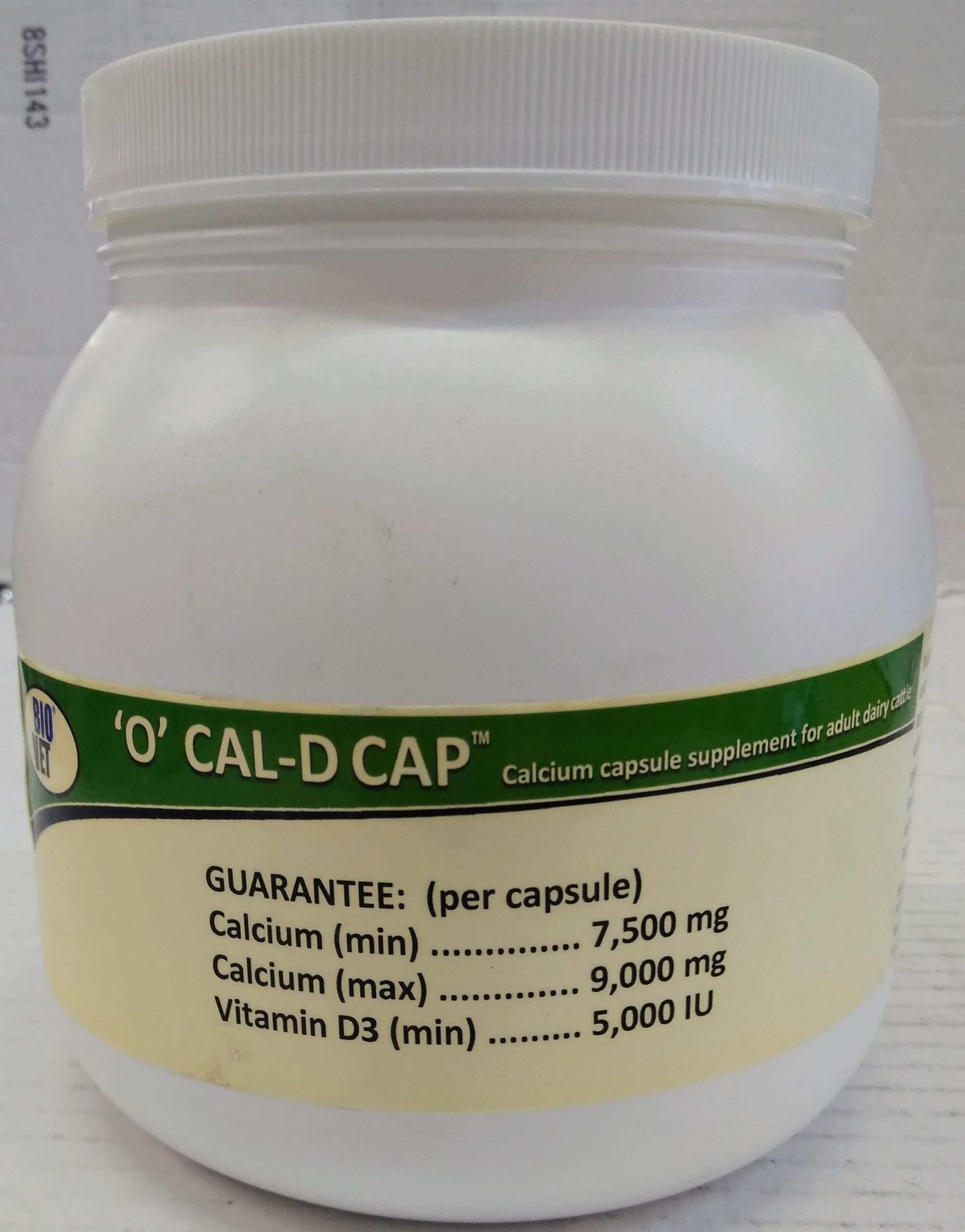 'O' Cal-D Caps Organic 40 Count – Supplement for Dairy Cattle