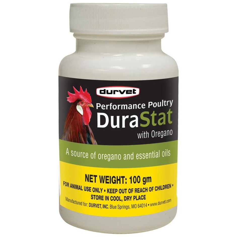 DuraStat With Oregano For Poultry 100 GM - Huber's Animal Health