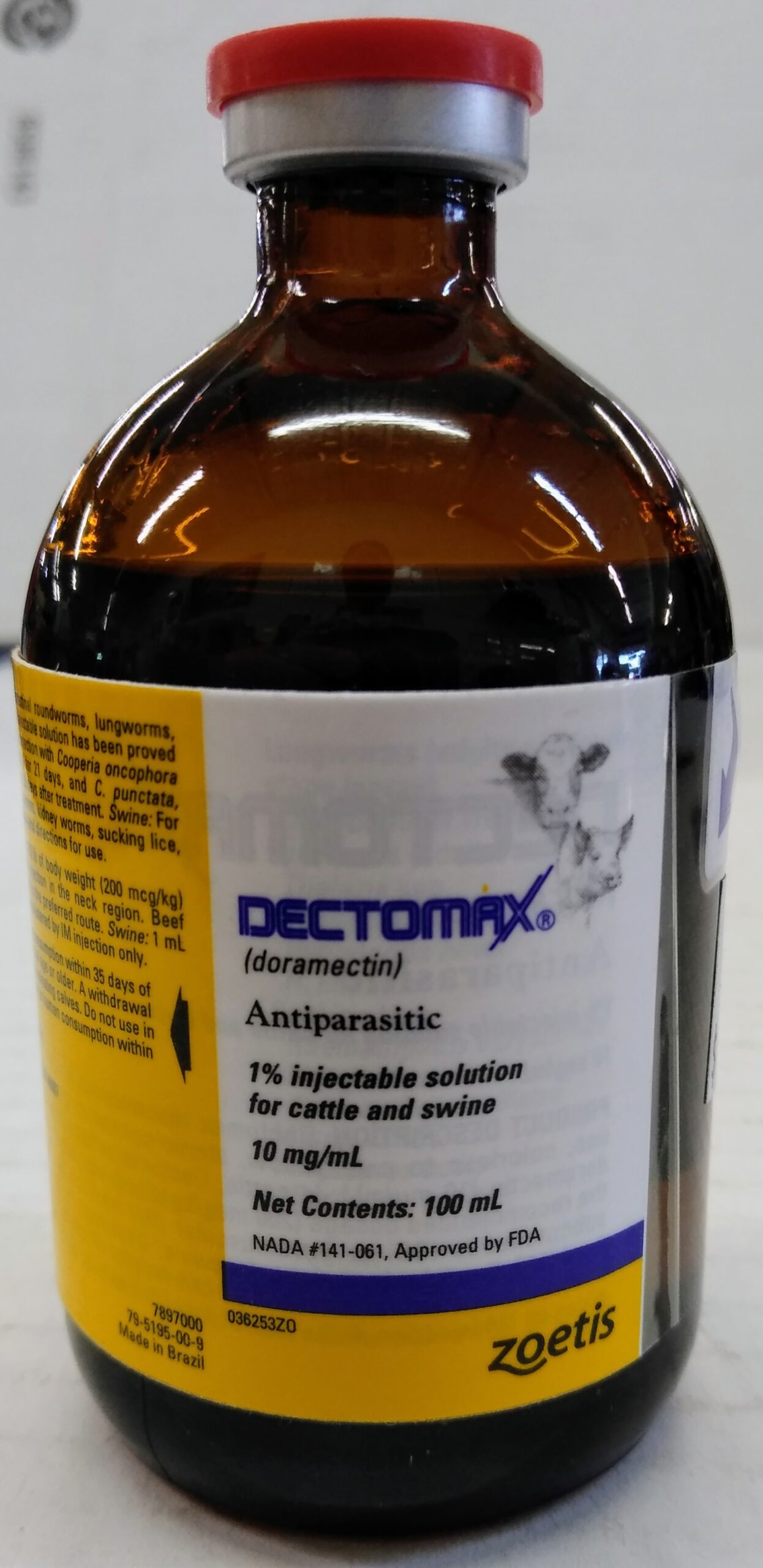 Dectomax 1% Injectable 100 ML - Huber's Animal Health