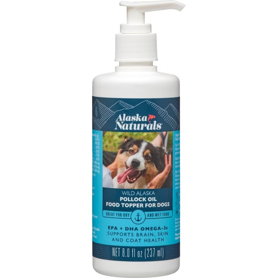 Pollock Oil F/ Dogs 8 OZ - Huber's Animal Health