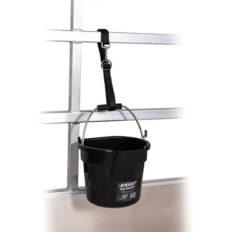 Black Adjustable Bucket Strap - Huber's Animal Health