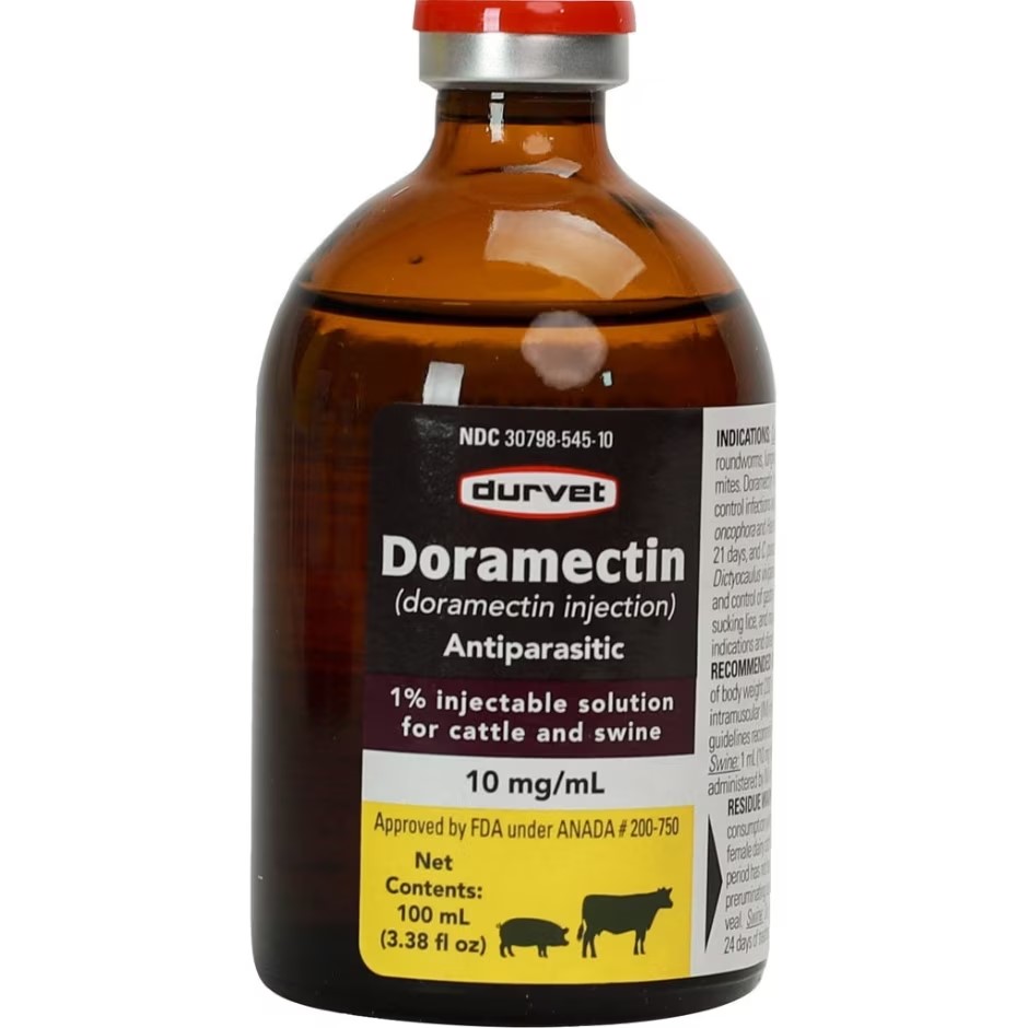 Durvet Doramectin 1% 100 Ml - Huber's Animal Health