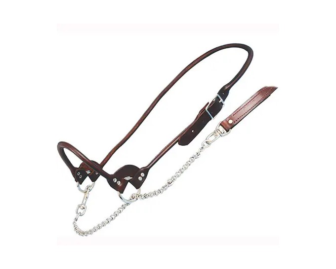 Streamline Extra Small Brown Show Halter - Huber's Animal Health