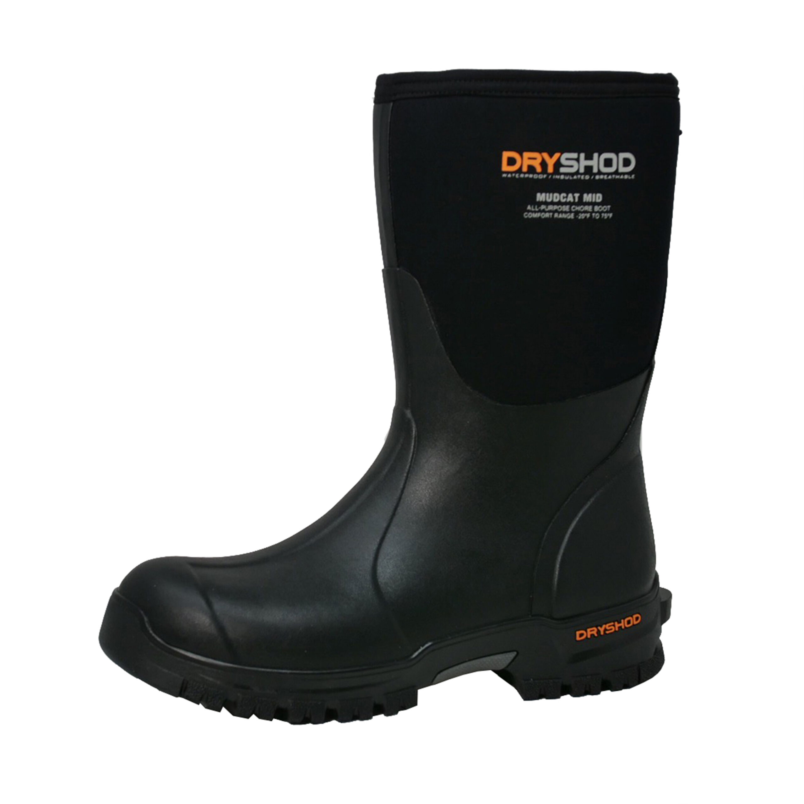 Dryshod Mudcat Mid M10 BL/OR - Huber's Animal Health